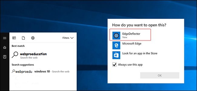 How To Make Cortana Search With Your Default Browser