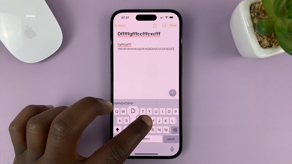 How To Type In All Caps Upper Case On IPhone